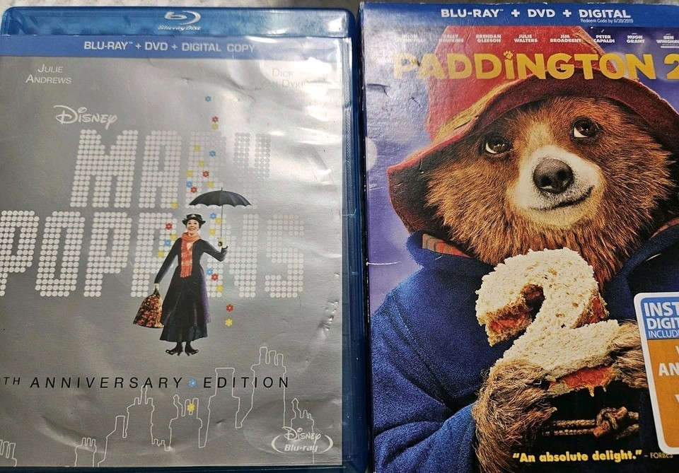 Lot Of 10 Blu-Ray Movies Family Friendly Children Movie Bundle Rated G ...