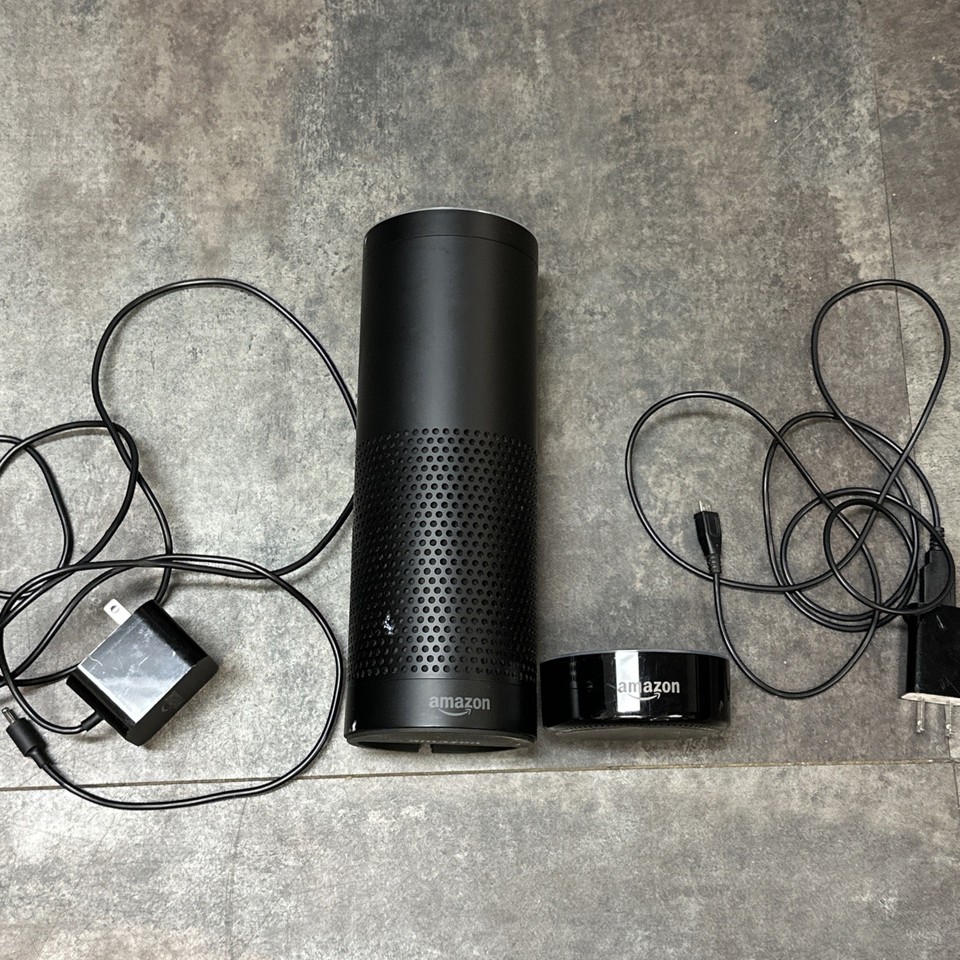 Amazon Echo SK705DI 1st Generation Alexa Smart Speaker Black Tower Echo ...