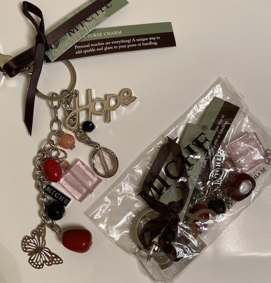 Miche Red Hope Purse Charm/Keychain | eBay