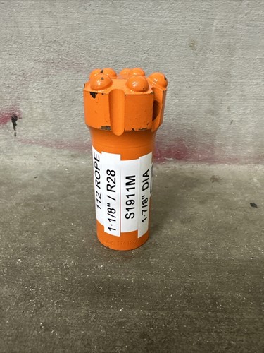 Brunner & Lay Mining Rock Drill Bit 1-7/8” S1911M 112 ROPE / 1-1/8 ...