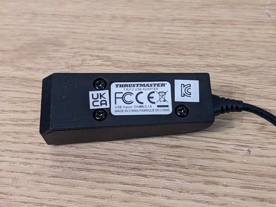 Thrustmaster T.RJ12 USB adapter ONLY T.Flight TFRP rudder pedals/T3PA ...