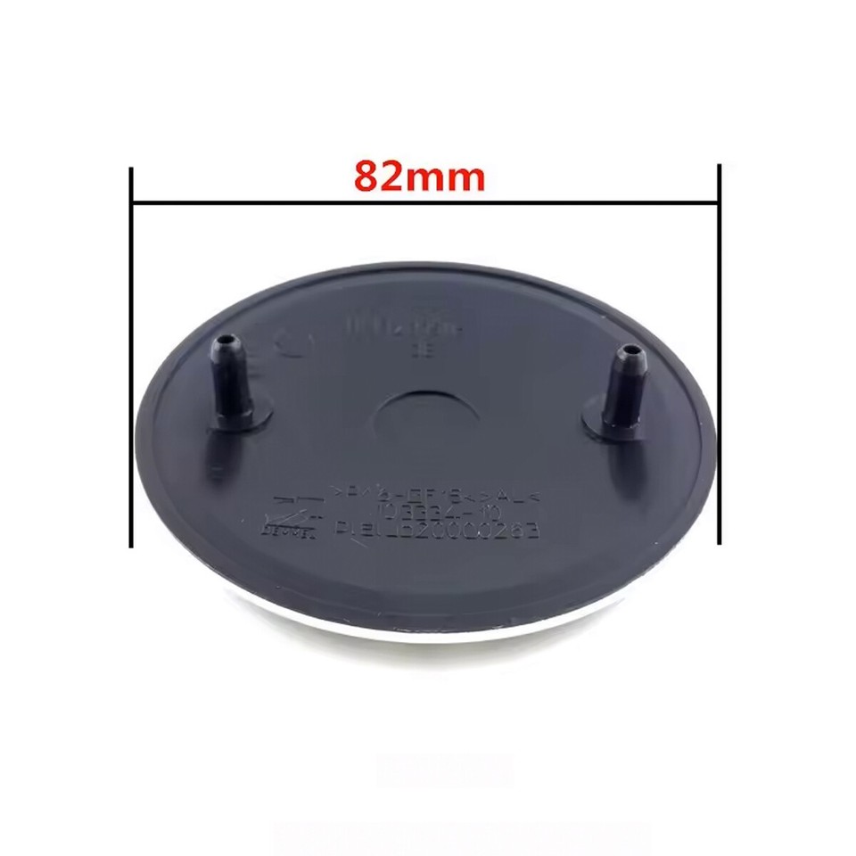 2X Front Hood & Rear Trunk Emblems 82mm & 74mm Black 51148132375 For B ...