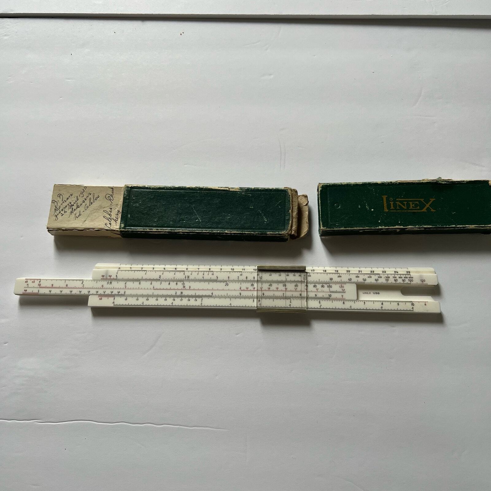 Linex 1200 vintage slide ruler with box 1930’s | eBay