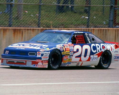 ROB MOROSO 1991 #20 CROWN OLDS RACING ON TRACK AT TALLADEGA 8X10 GLOSSY ...