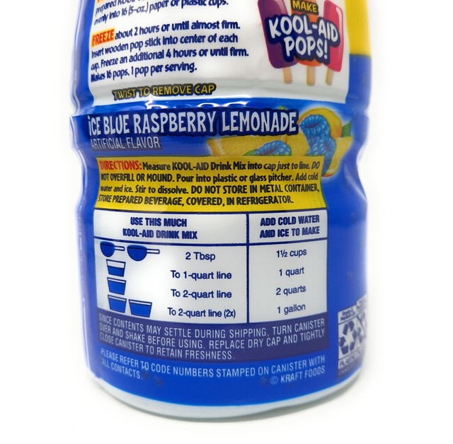 Kool-Aid Twists Drink Mix Ice Blue Raspberry Lemonade 20 Oz for sale ...