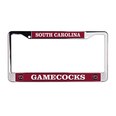 South Carolina Gamecocks NCAA Chrome Metal Laser Cut License Plate ...