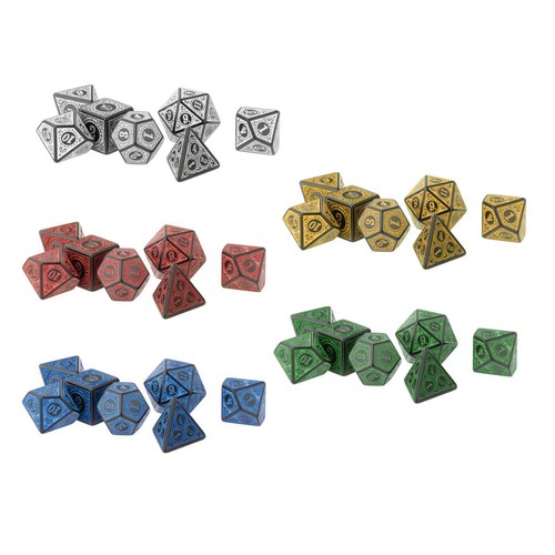 RPG DND Poly Dice Board Game Set 7 Pack Dice Entertainment | eBay Australia