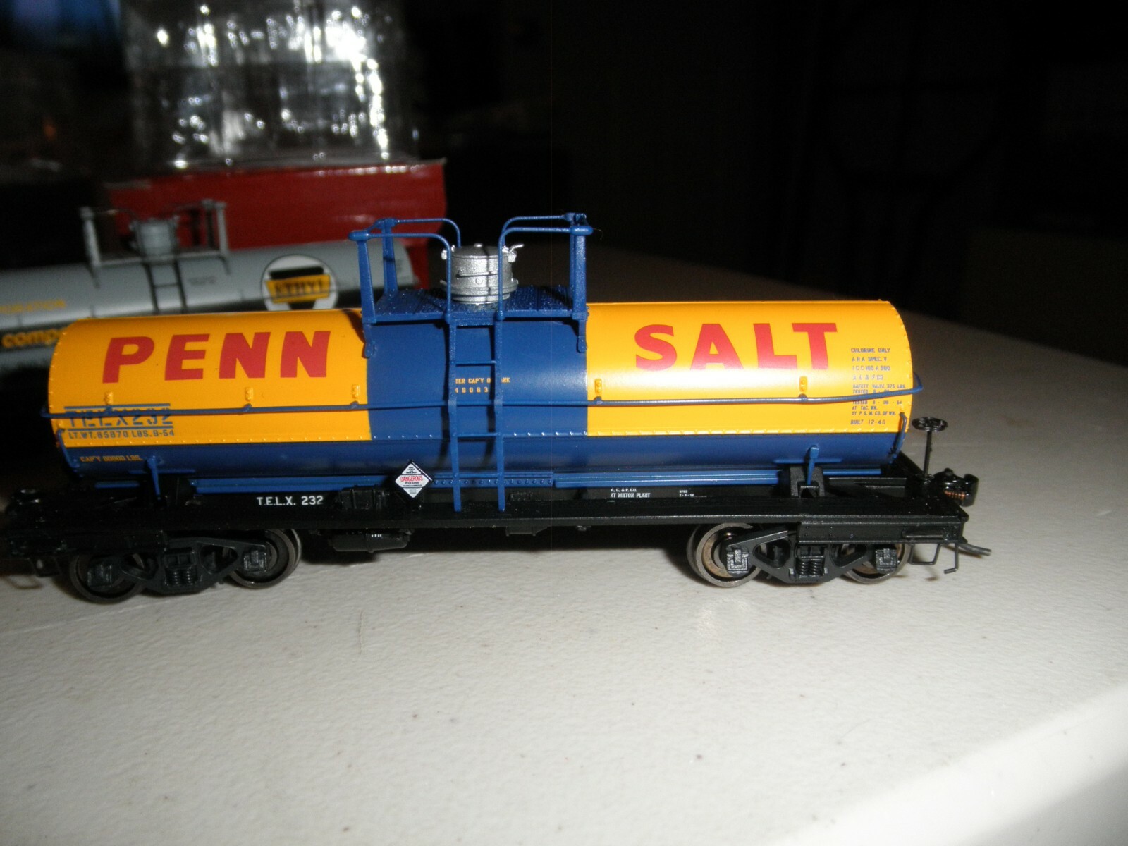 Penn Salt 6,000 gal. tank car # 234 | eBay
