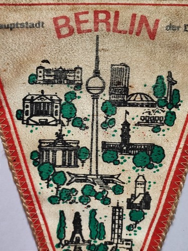 BERLIN HAUPTSTADT DER DDR WIMPEL ALTE HISTORISCHE SEHENSWÜRDIGKEITEN ...