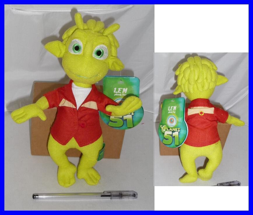 Soft Toy For Planet 51 Alien Lem 20cm Original Official Plush Alien | eBay