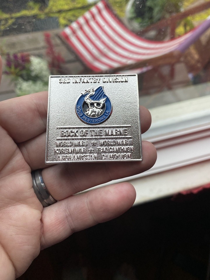 Last 4 Of These Coins Only Seller ARMY 3rd INFANTRY DIVISION Challenge ...