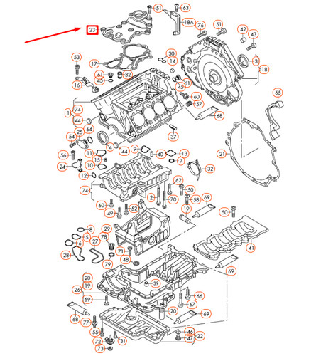 Audi 079103704E Engine Crankcase Vent Valve for sale online | eBay