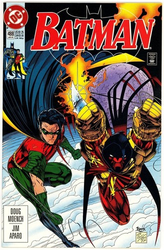 Batman #488 NM- 9.2 1992 Travis Charest Cover | eBay