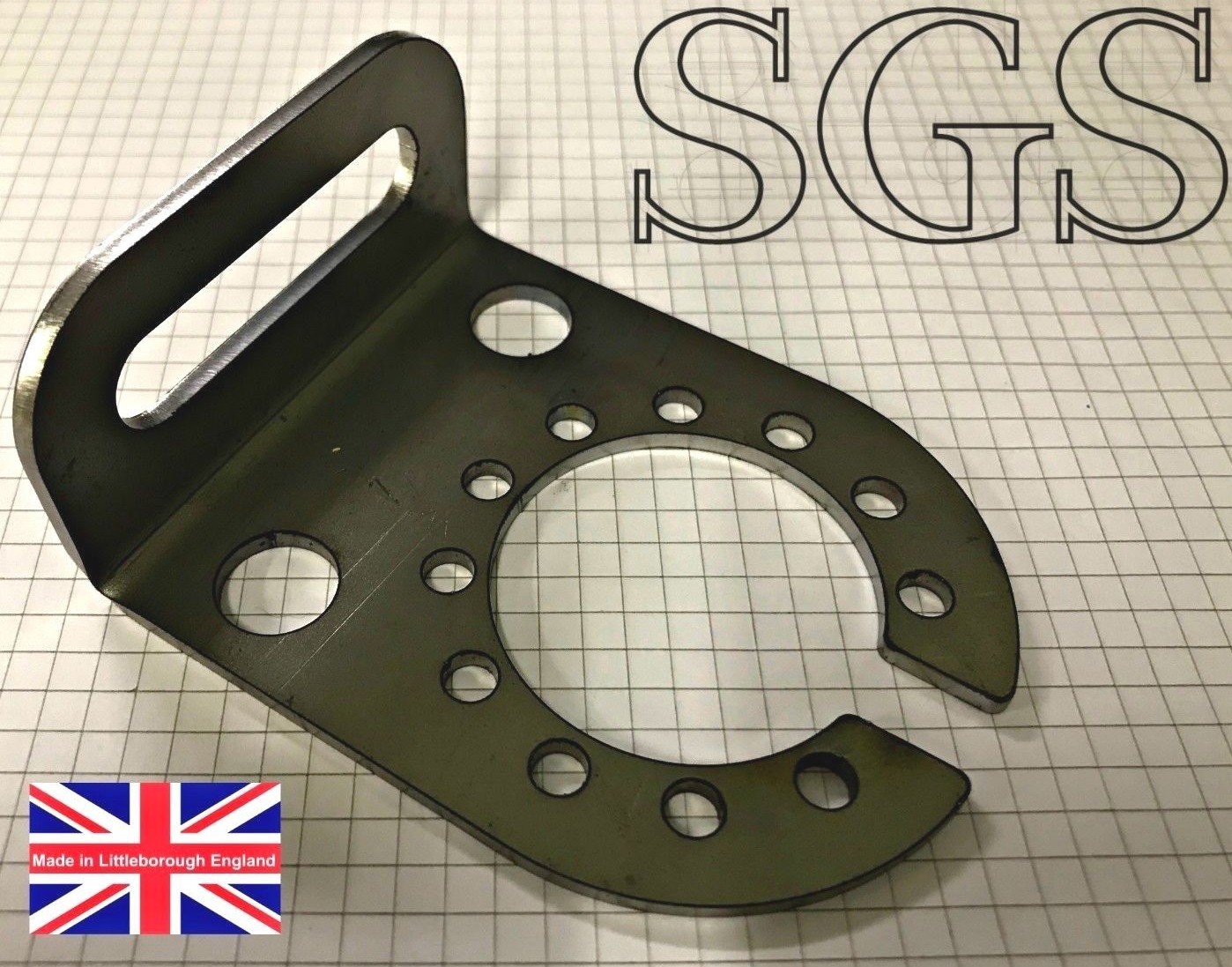 Tow Bar Single Electrical Uni - Handed Angled Mounting Plate Made In ...