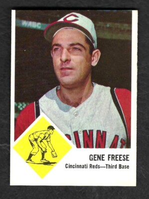 1963 Fleer #33 Gene Freese Cincinnati Reds Baseball Card NM (oc) | eBay