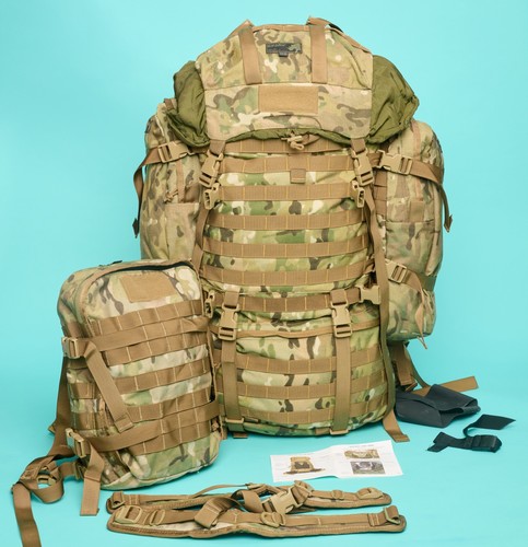 Kifaru MMR GEN-2 Pack w/ XTL Lid, 2 Pkt, Gun Bearer, E&E pack (Multicam ...