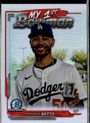 2024 Bowman Chrome Mookie Betts #M1B-6 My 1st Bowman | eBay