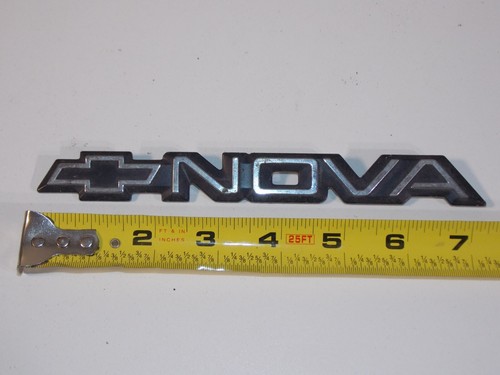 Vtg Chevrolet Chevy Nova Car Vehicle Emblem Badge | eBay