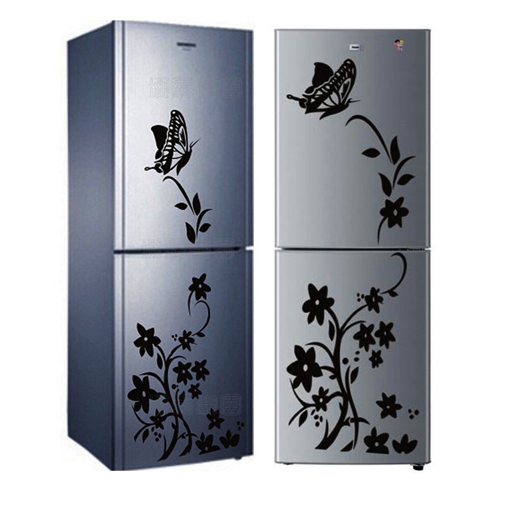Creative Refrigerator Sticker Wall Stickers Art Mural Decor Wallpaper ...