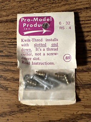 Pro-Model Products Inc. Model RS-4| 6/32 Kwik-Thred | eBay