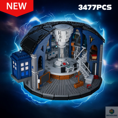 NEW Doctor Who TARDIS Building Blocks Set 12th Doctor Time Machine MOC ...