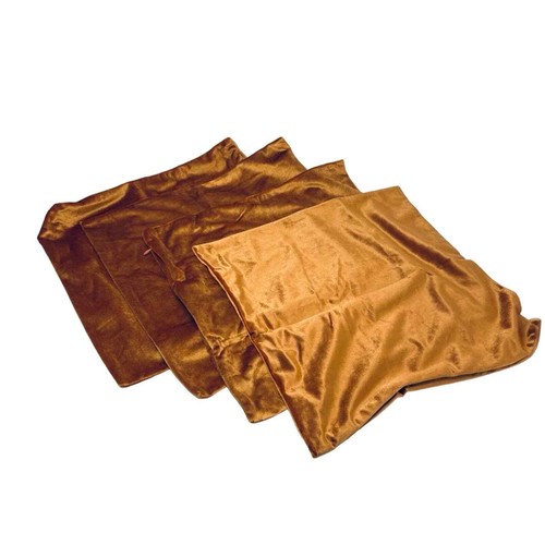 NEW Gigizaza Boho Throw Pillow Covers Copper Toned Velvet x4, 16x16" | eBay