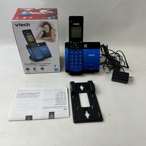 VTech Cordless Phone System With Caller ID Call Waiting CS5119-15 Used ...