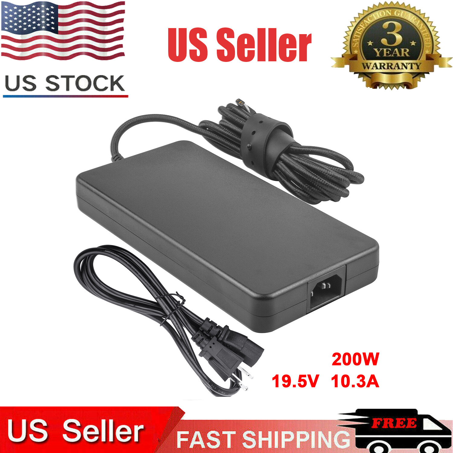 230W Power Adapter supply For Razer Blade 15 Pro 17 RC30-024801 19.5V ...