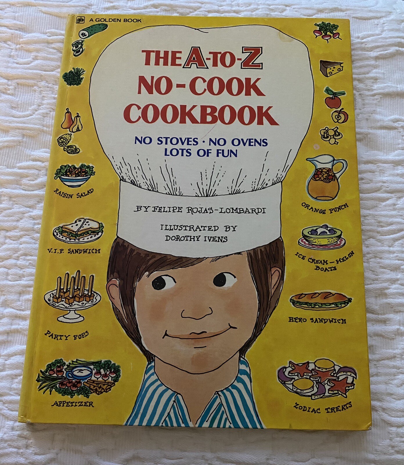 The A to Z No-Cook Cookbook by Felipe Rojas-Lombardi (1974, Library ...