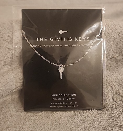NEW The Giving Keys Mini Key Believe Necklace/ 16" + 2" EXTENDER | eBay