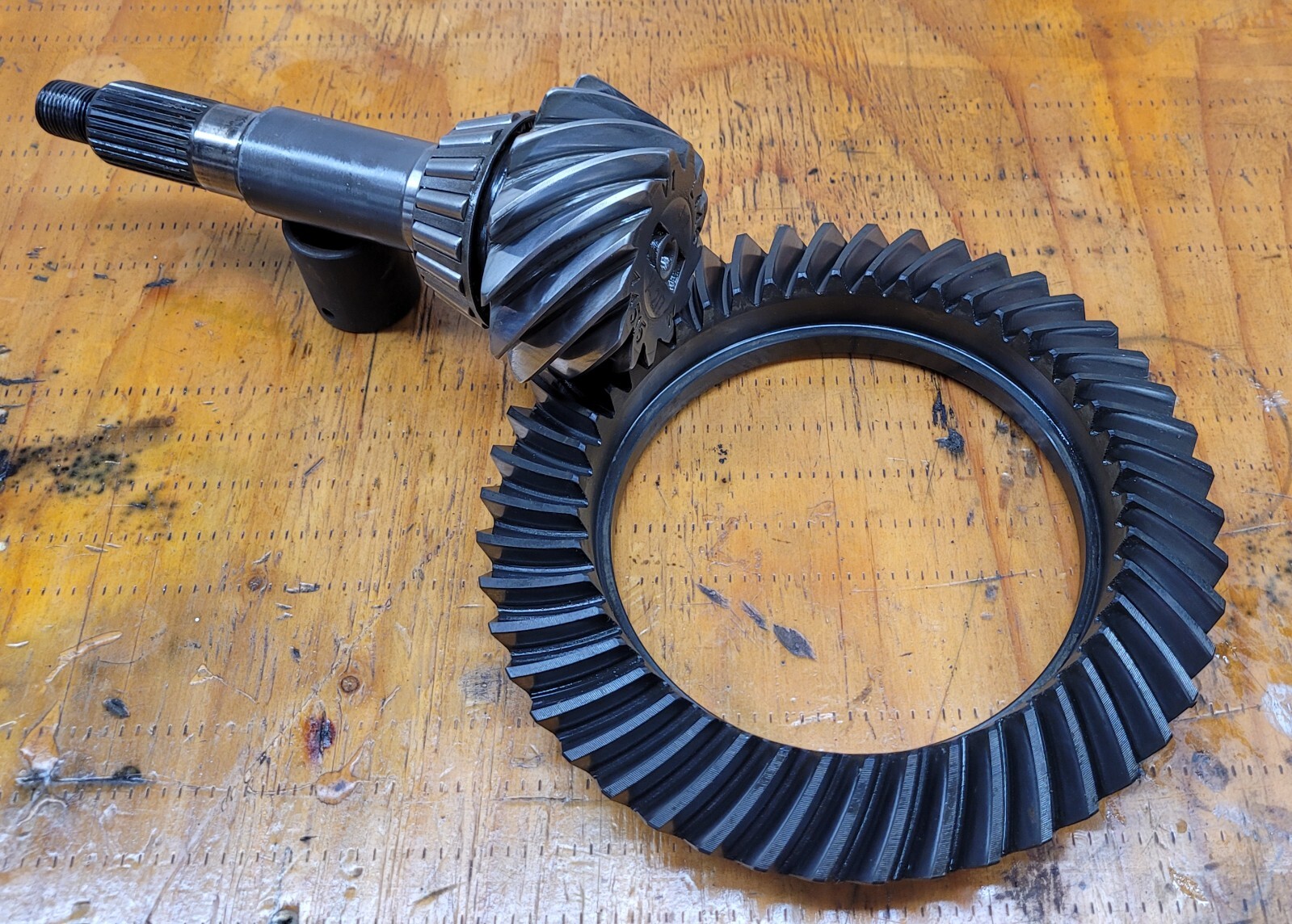 94-01 Dodge Ram 1500 GEAR SET, Front Axle Ring And Pinion 3:54 8.5" (77 ...