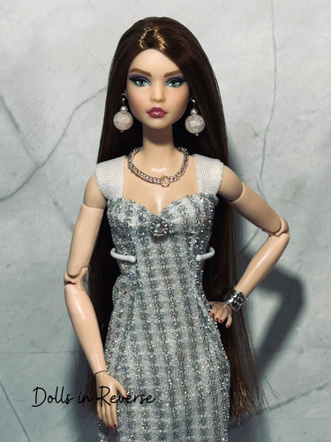 OOAK Custom Reroot Barbie doll, Long Brown Hair, Made to Move, Looks | eBay