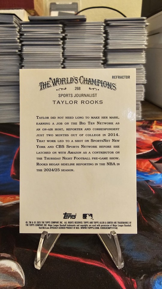 2025 topps allen and ginter taylor rooks refractor | eBay