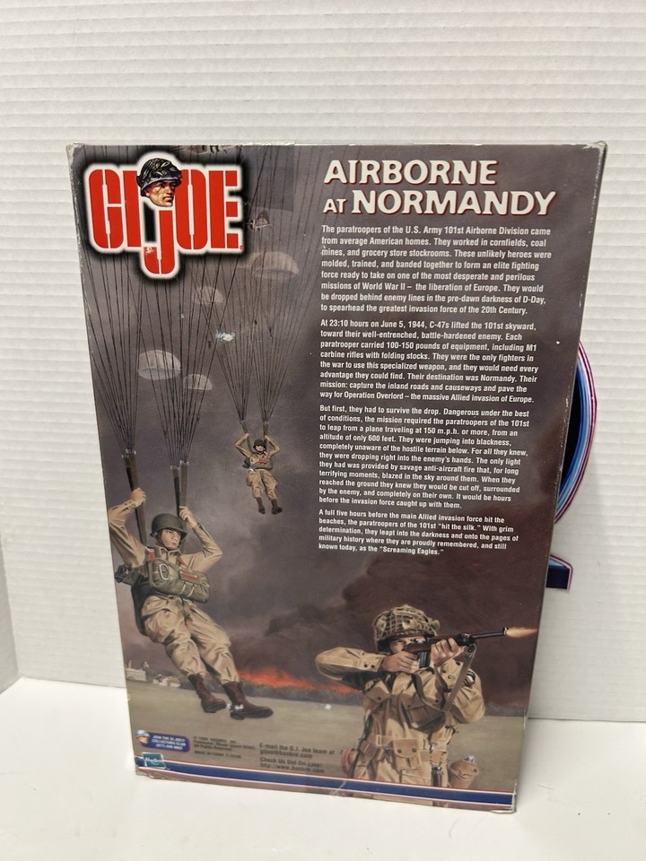 G.I. Joe Airborne at Normandy with Parachute Brand New - Ship’s Today ...