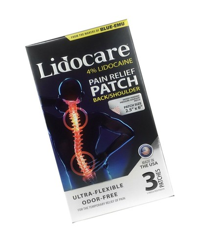 Lidocare Back/Shoulder Pain Relief Patch, 3 Count | eBay