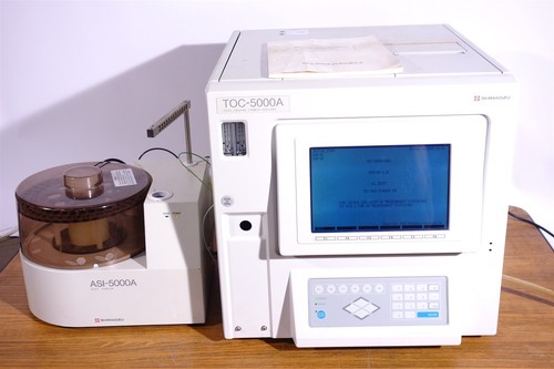 Shimadzu TOC-5000A Total Organic Carbon Analyzer +ASI-5000A Autosampler ...