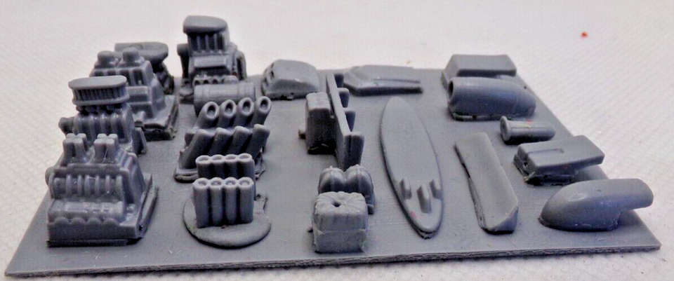 Resin HO SLOT CAR scale lot H of 20 Muscle car customizing accessories ...