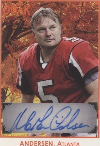 2011 TRI-STAR Obak - Autographs Orange #A1 Morten Andersen /75 (AU) for ...