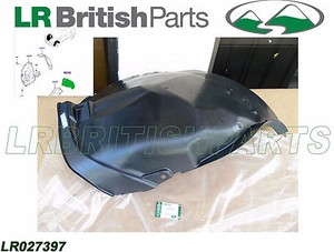 LAND ROVER FRONT REAR WHEELARCH SHIELD LINER RANGE ROVER EVOQUE LH NEW ...