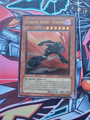 Yugioh Destiny Hero - Dasher POTD-EN017 Ultimate Rare LP | eBay