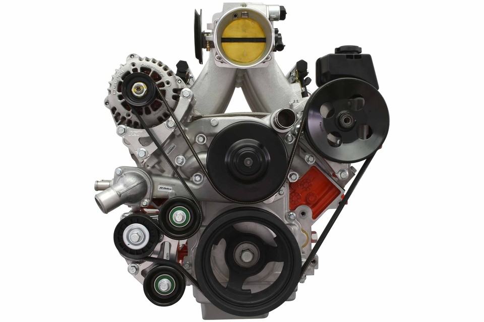 ICT Billet LS Truck Turbo Alternator Relocation Bracket for LS3 LS1 ...