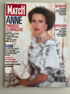 Paris Match n° 2082 - La princesse Anne / Olivier de Kersauson (20 ...