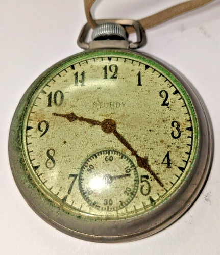 1957 E. Ingraham Pocket Watch. STURDY Model | eBay