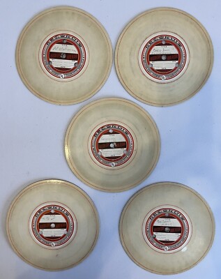 Lot of (5) Wilcox-Gay Recordio Home Record 78 RPM Records Slow Burning ...