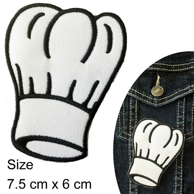 Chef Iron on patch baker cook baking cooking restaurant food iron-on ...