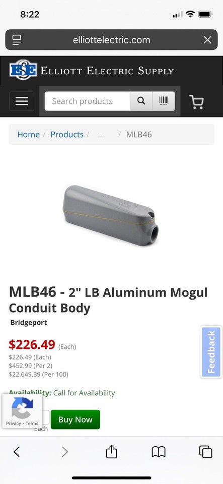 2” Mogul LB MLB-46 Bridgeport | eBay
