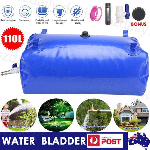 110L Water Bladder Tank Camping Fishing Boating Water Storage Emergency ...