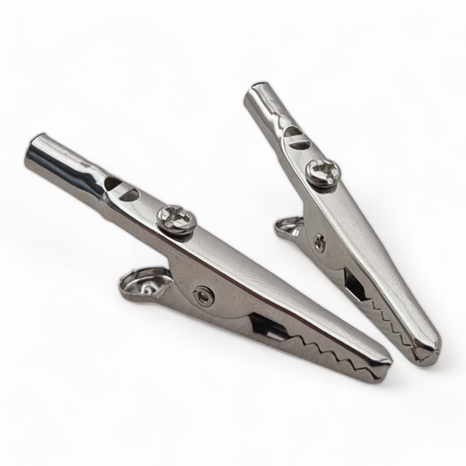 Heavy Duty Crocodile Clips - Small Large Battery Electric Test 5A 25A ...
