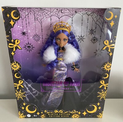Monster High Official Clawdeen Wolf Howliday Winter Edition Doll New ...
