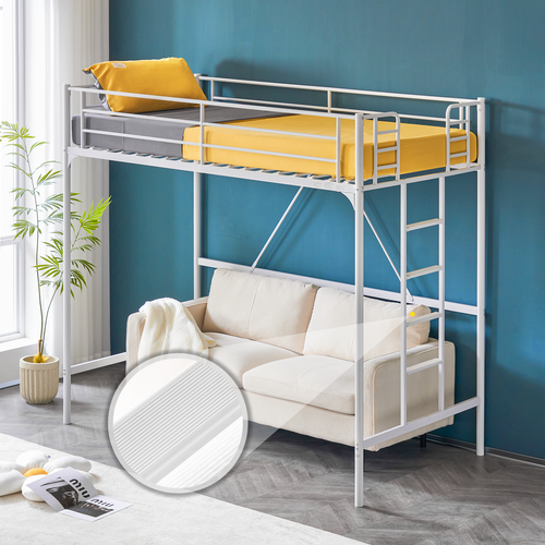 Loft Bed Twin Bed Frame with Stairs Flat Rungs for Australia | Ubuy